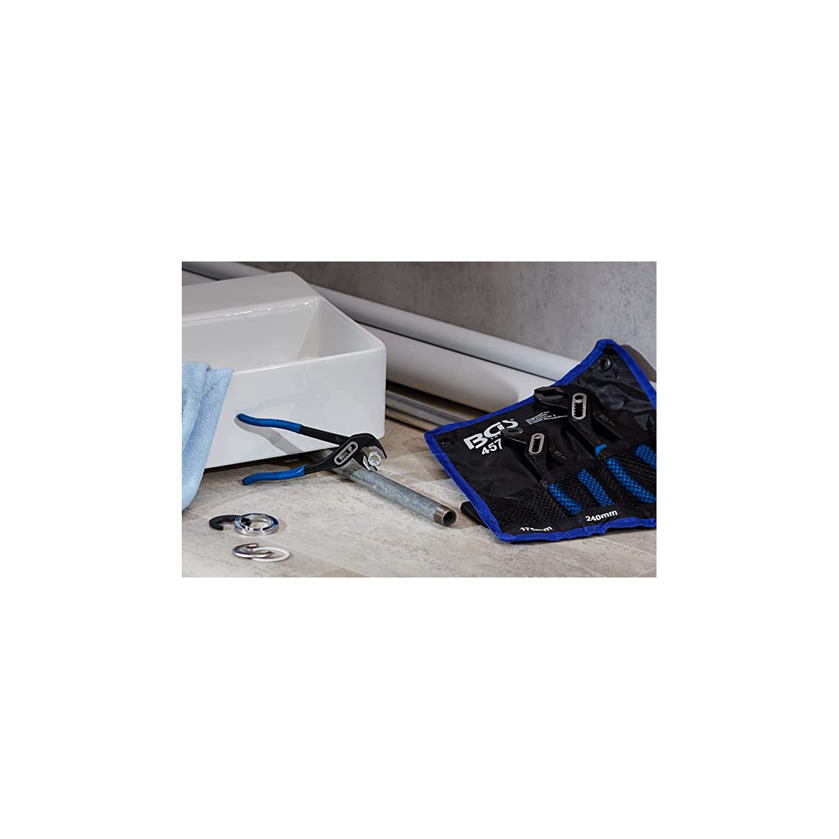 ASSORTIMENT 3 PINCES MULTIPRISES BGS MACHOIRES FINES - SARLAT OUTILLAGE