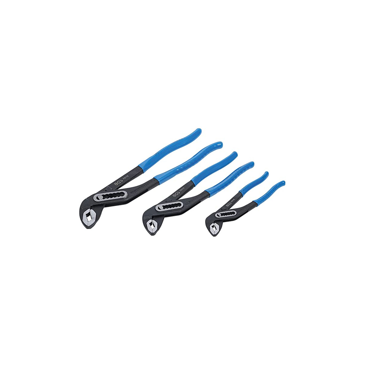 ASSORTIMENT 3 PINCES MULTIPRISES BGS MACHOIRES FINES - SARLAT OUTILLAGE