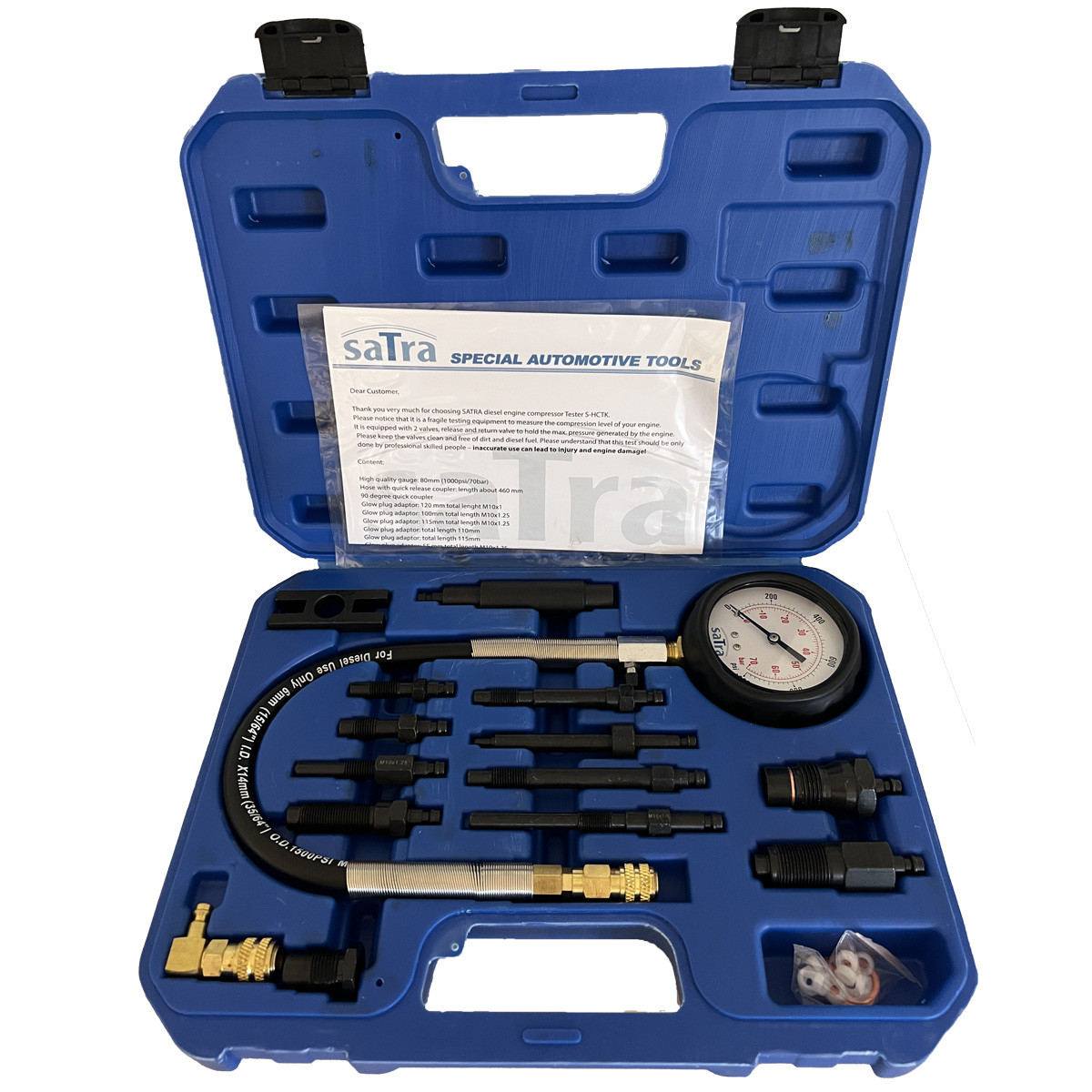 APPAREIL DE MESURE DES COMPRESSIONS MOTEUR DIESEL- SARLAT OUTILLAGE