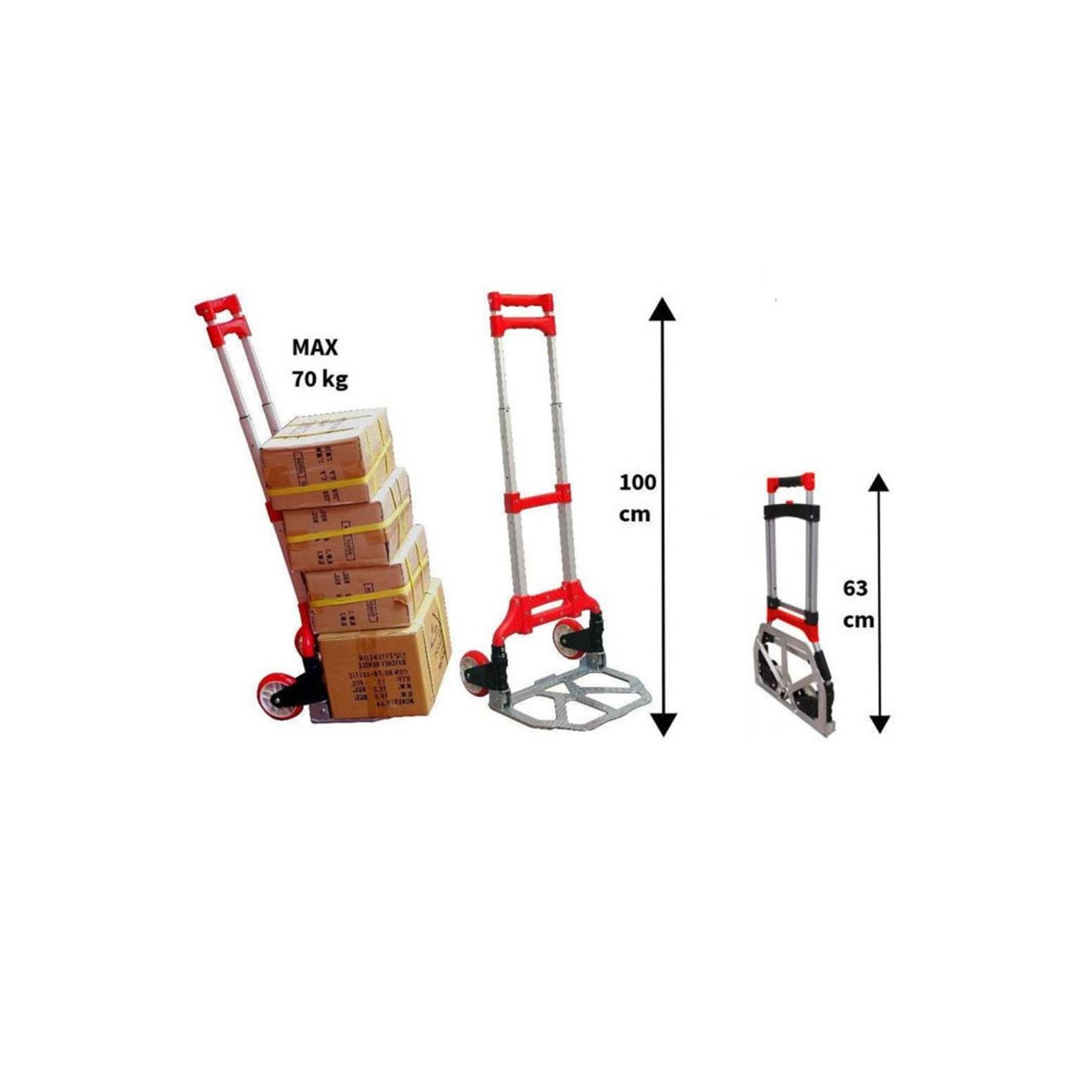 DIABLE CHARIOT A MAIN CAPACITE 75 KG - SARLAT OUTILLAGE